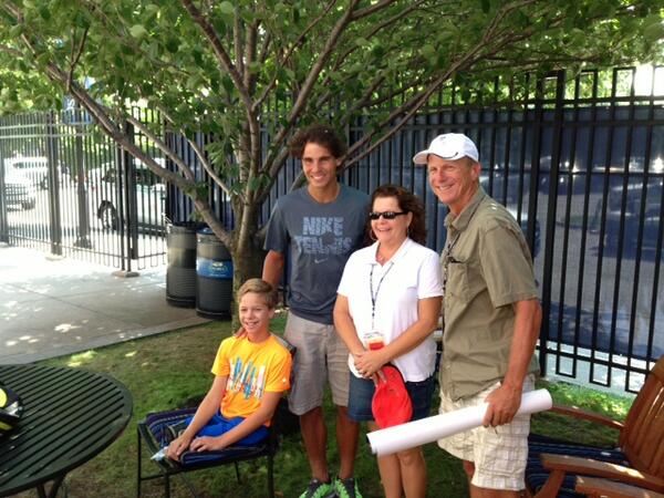 PHOTOS: Rafael Nadal meets inspiring boy Conner Stroud – Rafael Nadal Fans