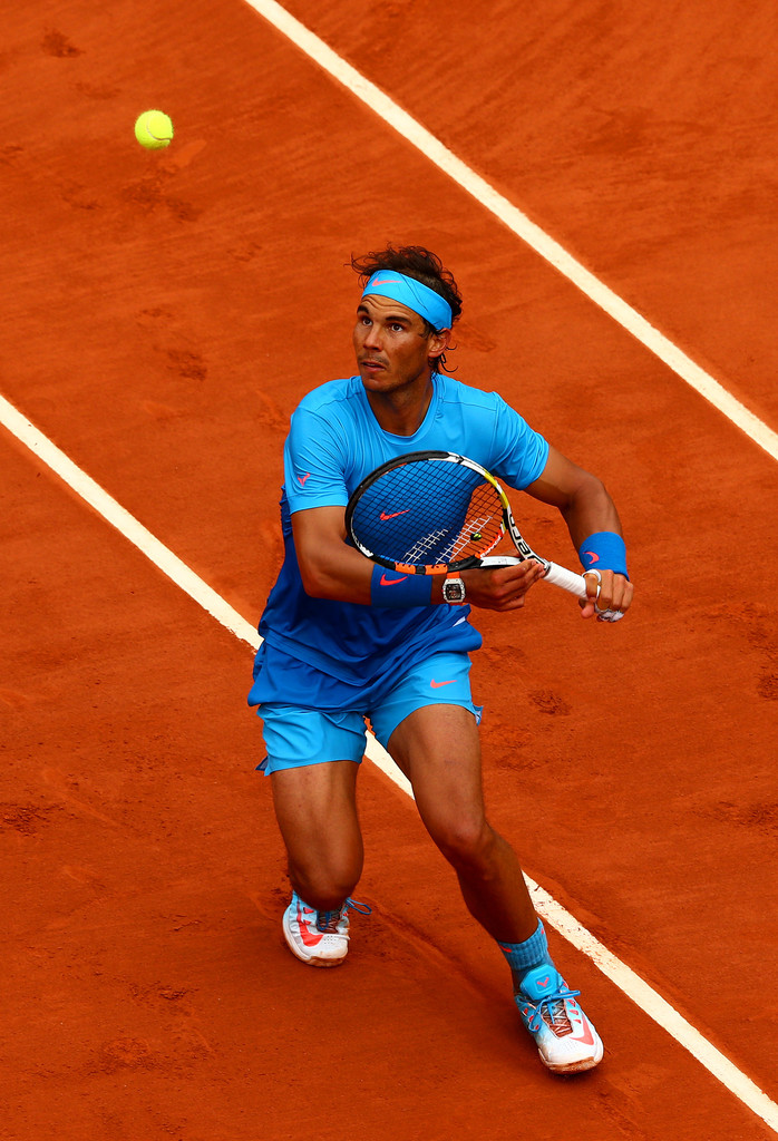PHOTOS: Rafael Nadal eases past Nicolas Almagro in French Open second ...