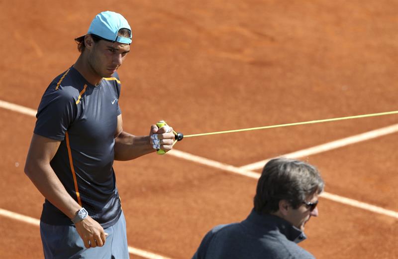 WATCH: Rafael Nadal in training ahead of Madrid Open second round clash ...