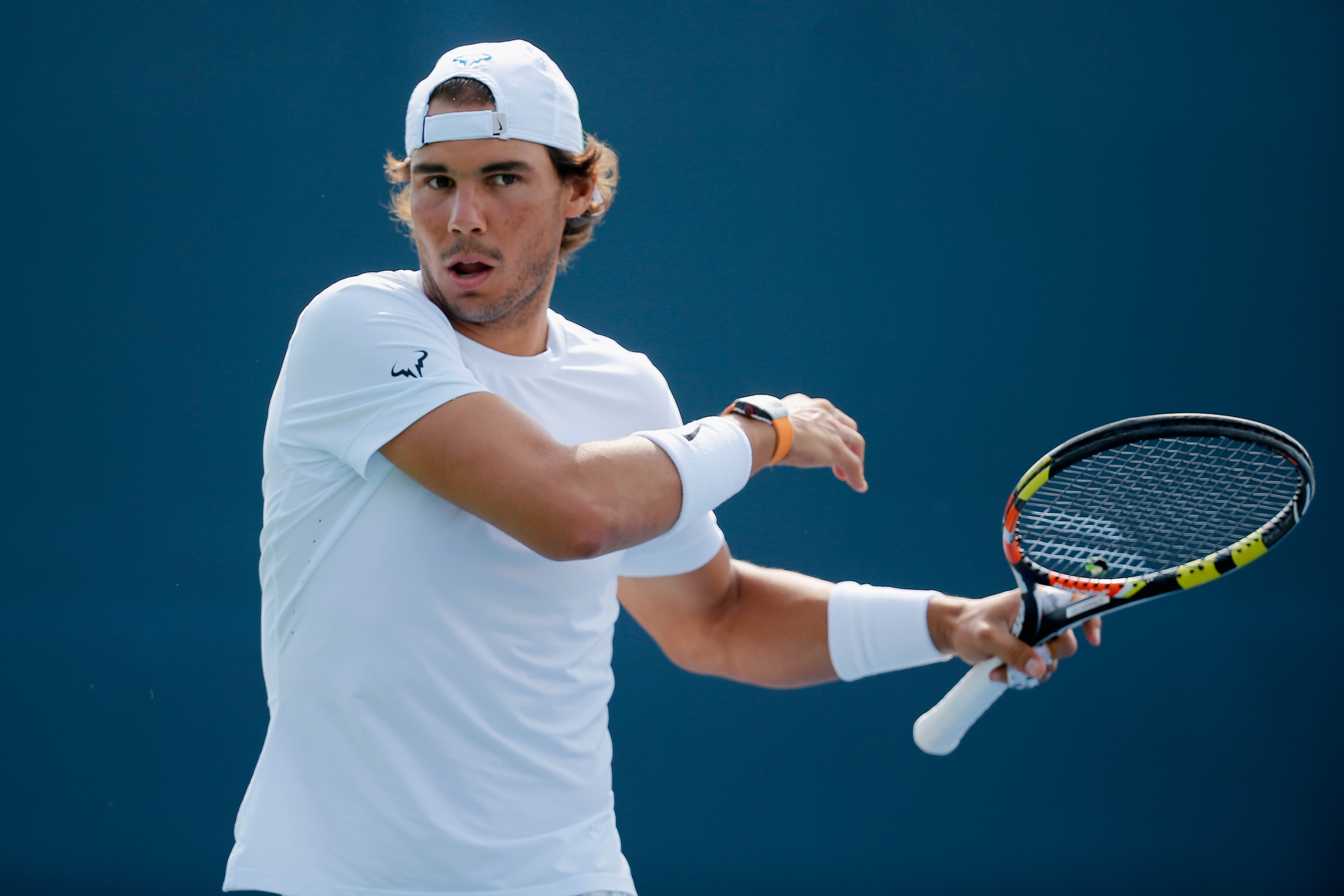 Photos: Rafael Nadal practicing in Cincinnati (Monday, August 17 ...