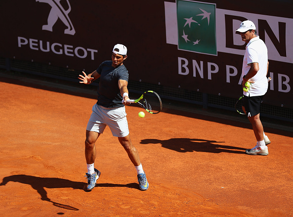 PHOTOS: Rafael Nadal’s first practice in Rome – Rafael Nadal Fans
