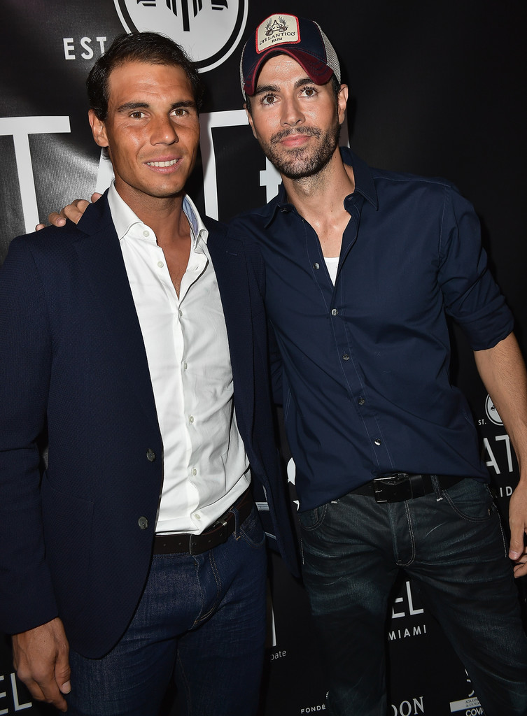 Rafael Nadal and Enrique Iglesias celebrate opening of Tatel Miami ...