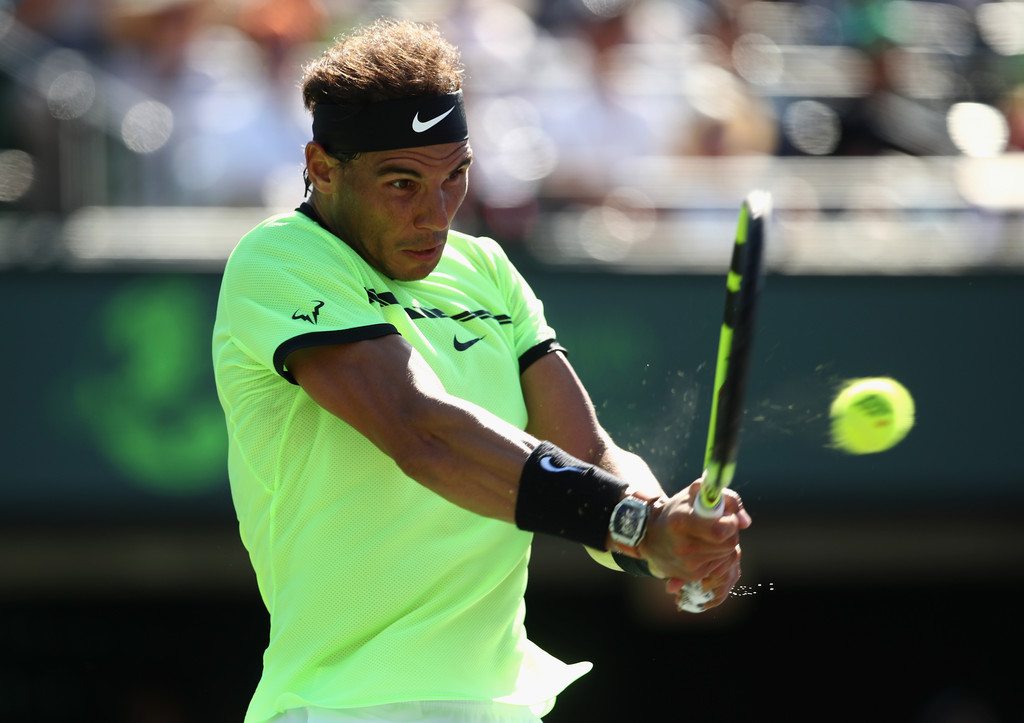 PHOTOS: Rafael Nadal beats Nicolas Mahut to reach last eight in Miami ...