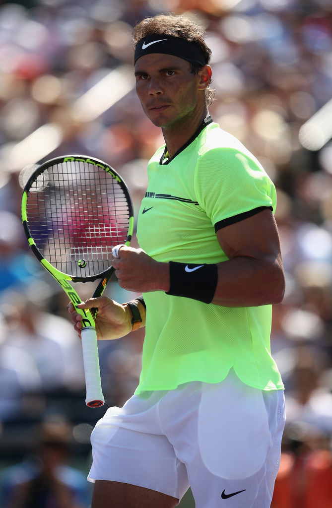 PHOTOS: Rafael Nadal beats Nicolas Mahut to reach last eight in Miami ...