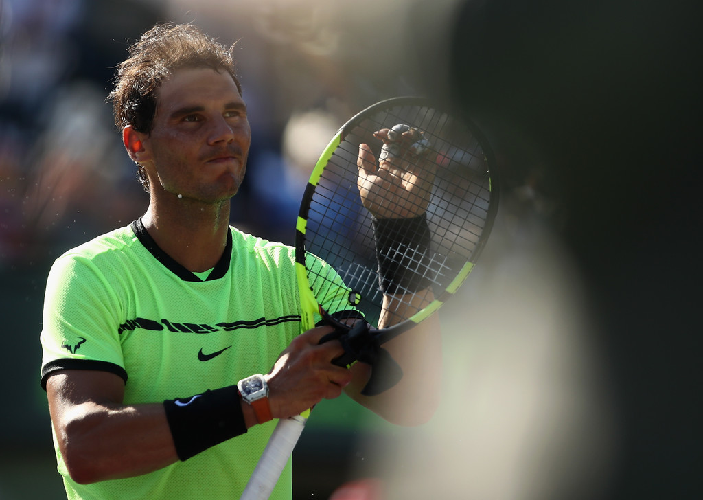 PHOTOS: Rafael Nadal beats Nicolas Mahut to reach last eight in Miami ...