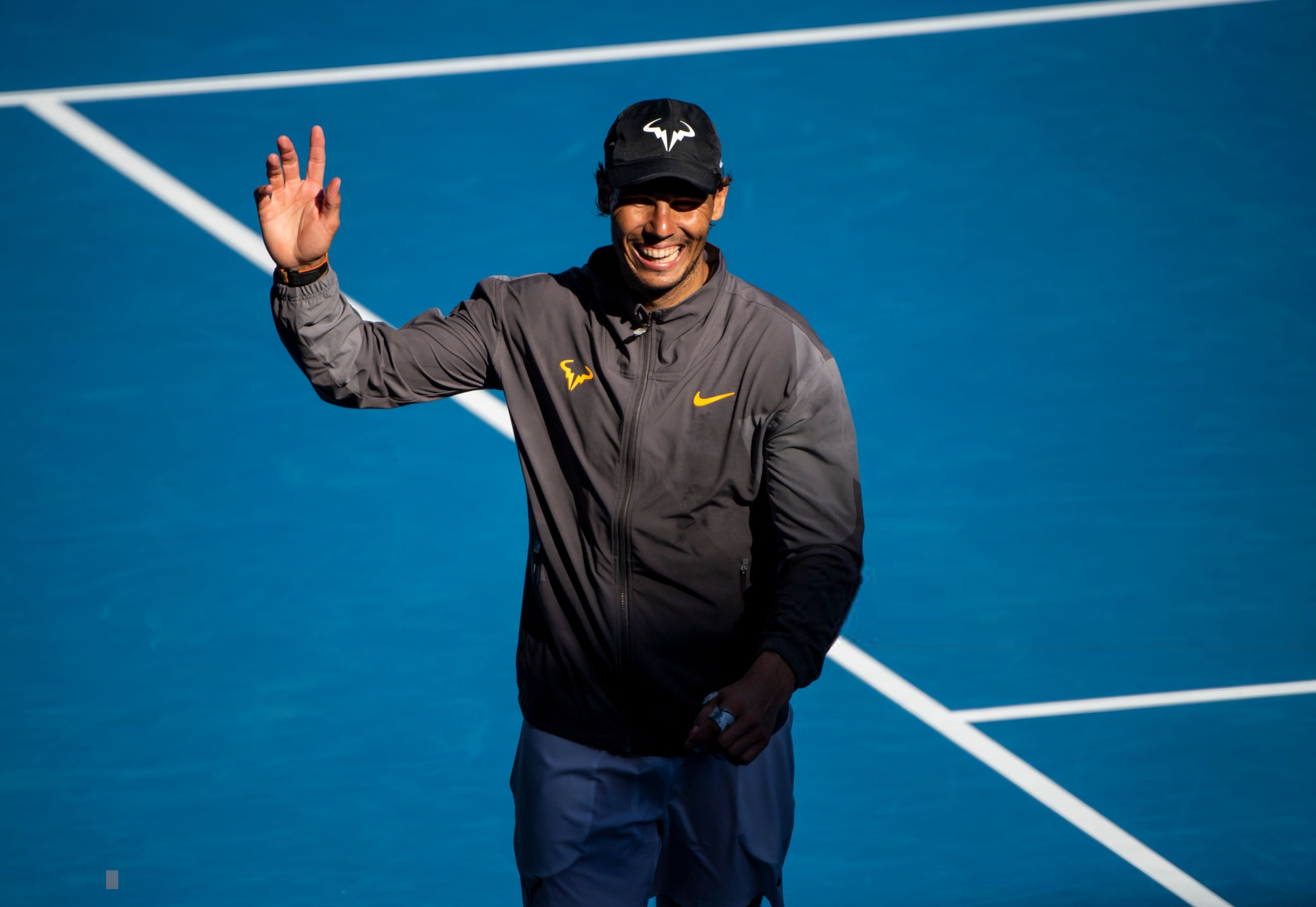 rafael nadal all smiles after fourth round win over tomas berdych 2019 ...