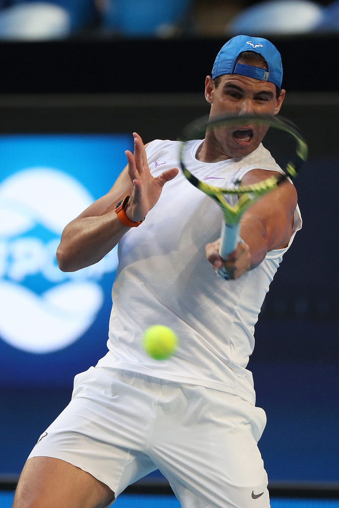 PHOTOS: Rafael Nadal’s first practice session of 2020 in Perth – Rafael ...