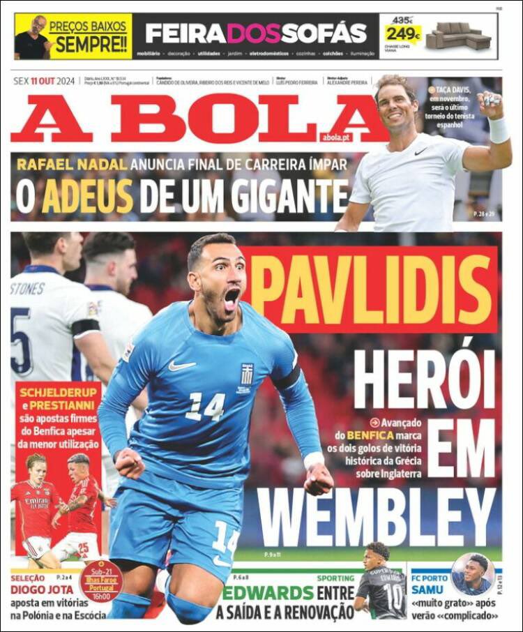 Newspapers Worldwide Pay Tribute to Nadal with ‘Thank You, Rafa ...