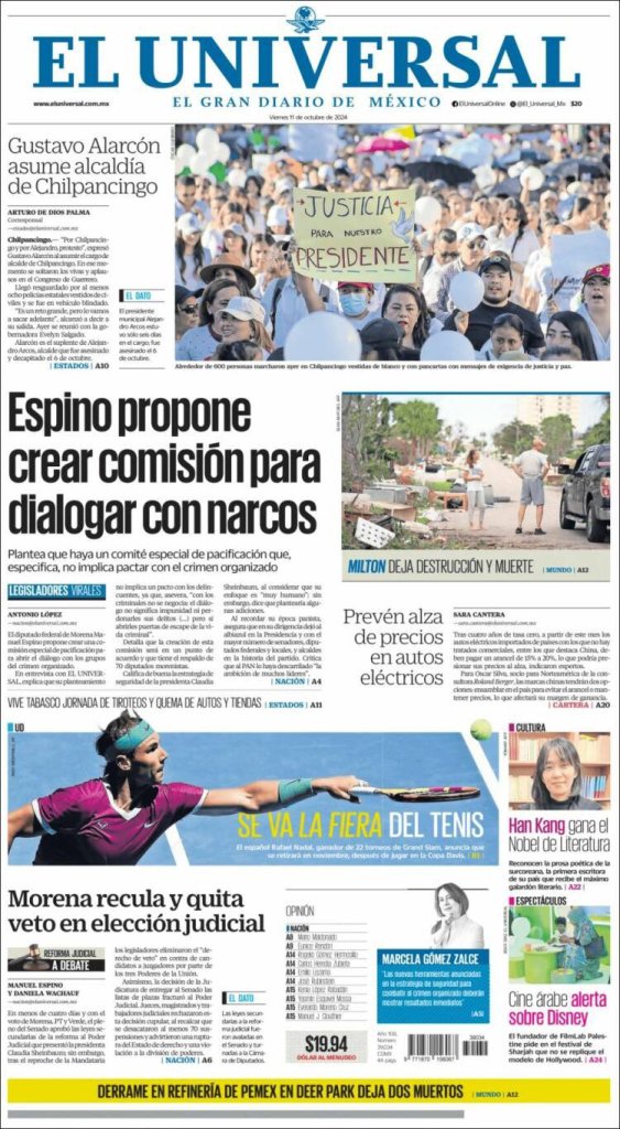 Newspapers Worldwide Pay Tribute to Nadal with ‘Thank You, Rafa ...