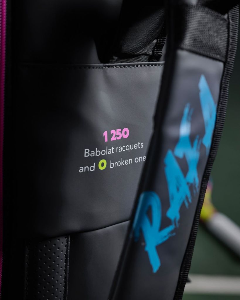 A Special Bag for Rafael Nadal: 1250 Babolat Racquets, Zero Broken ...
