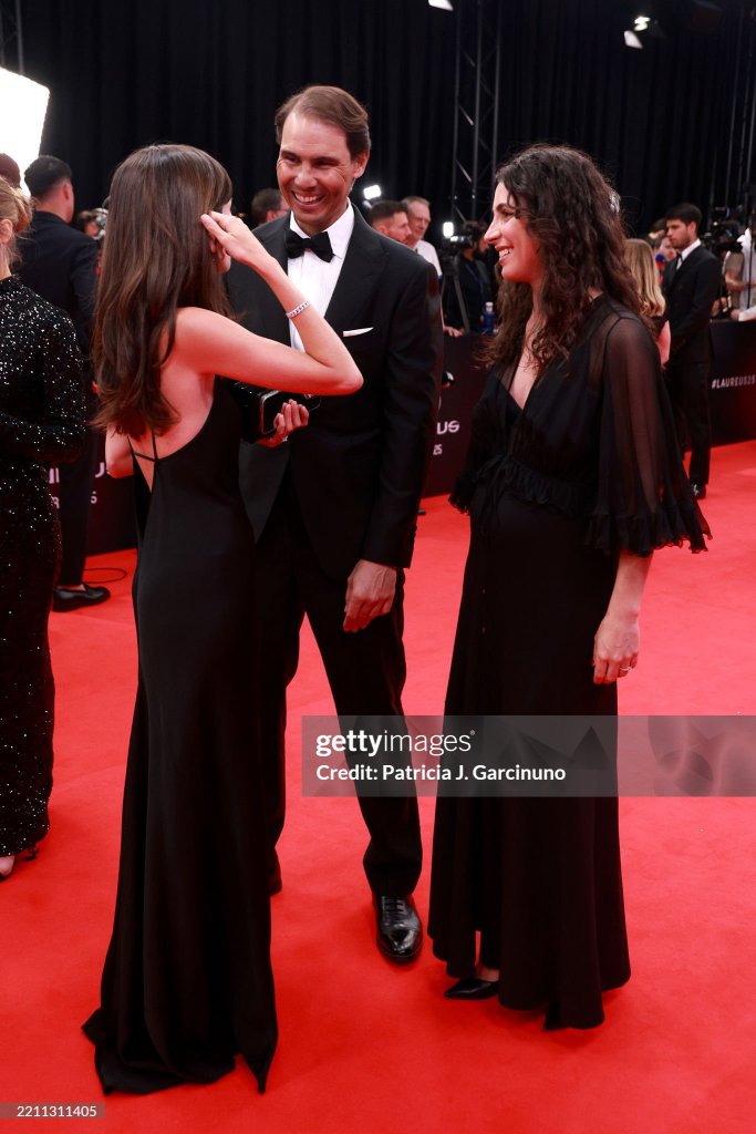 Rafael Nadal and Pregnant Wife Mery Shine at Laureus Awards in Madrid ...