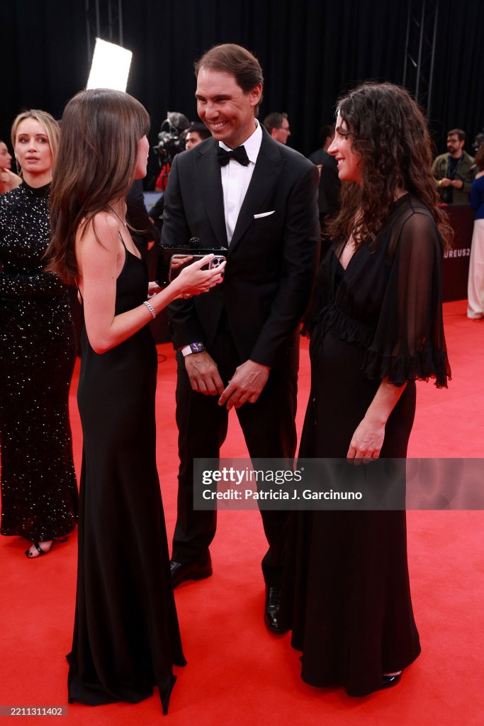 Rafael Nadal and Pregnant Wife Mery Shine at Laureus Awards in Madrid ...