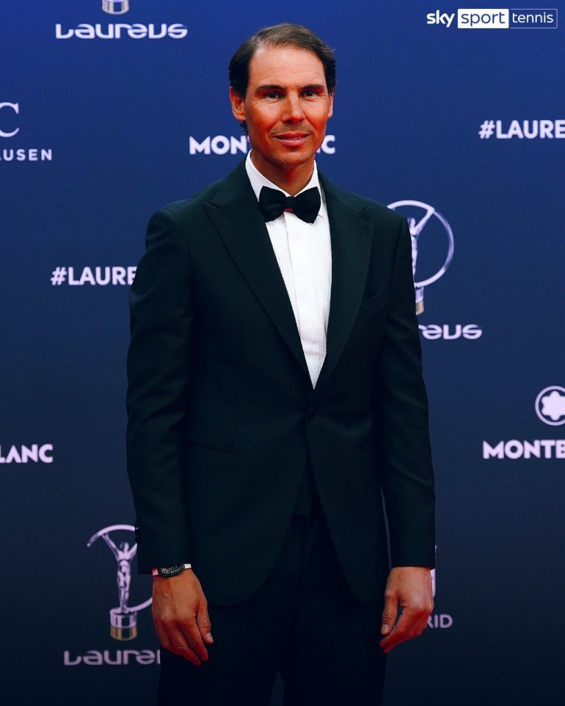 Rafael Nadal and Pregnant Wife Mery Shine at Laureus Awards in Madrid ...